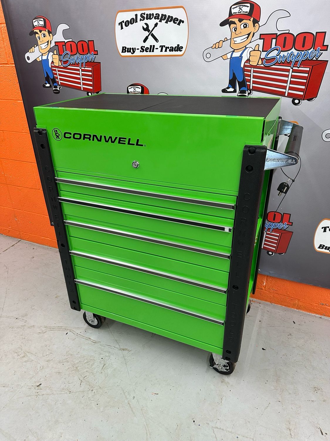 Cornwell 34” 5-Drawer Sliding Top Cart - Shop - Tool Swapper