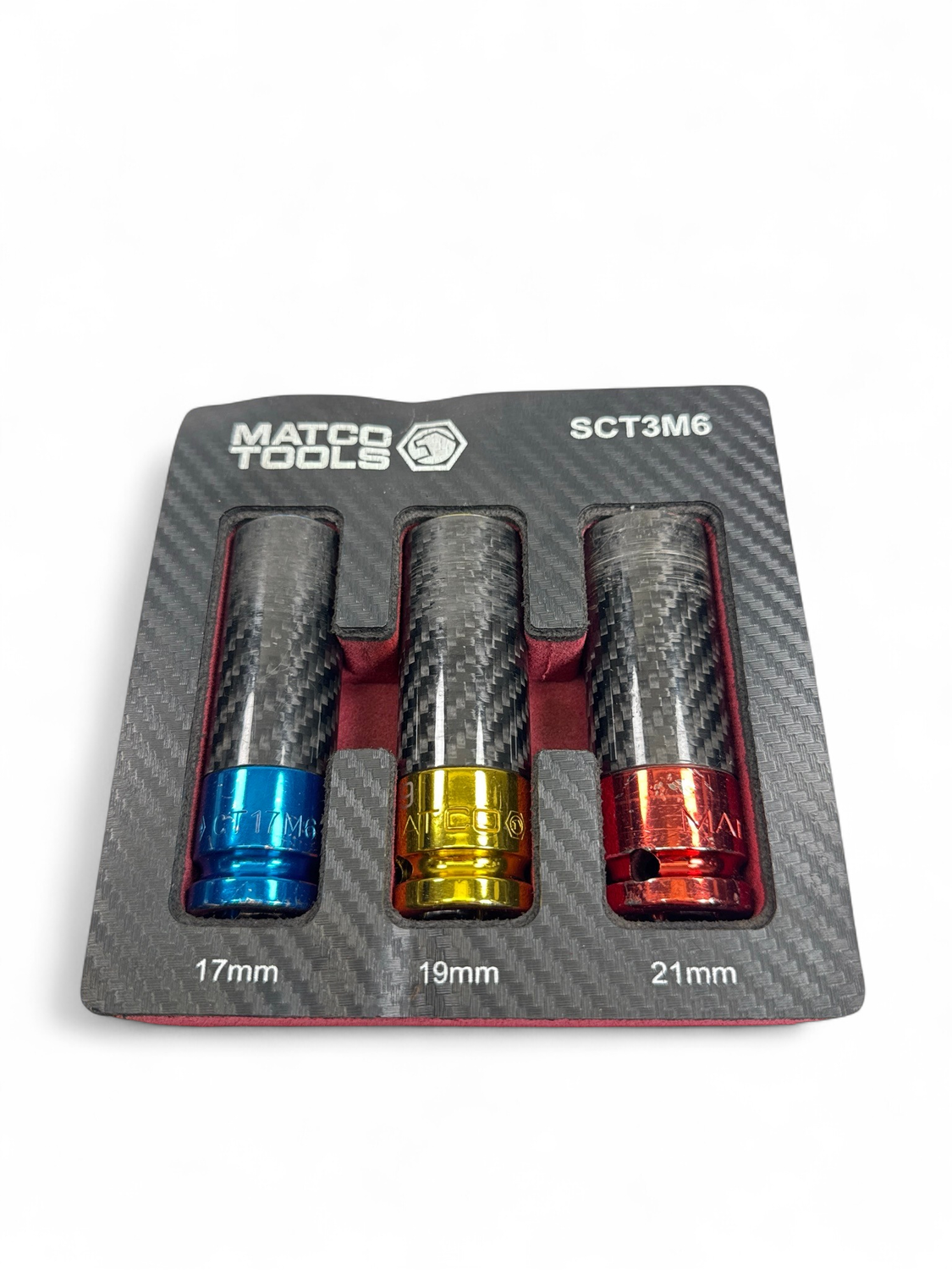 Matco 3pc 1/2" Drive Metric 6pt Thin Wall Wheel Socket Set, SCT3M6 ...