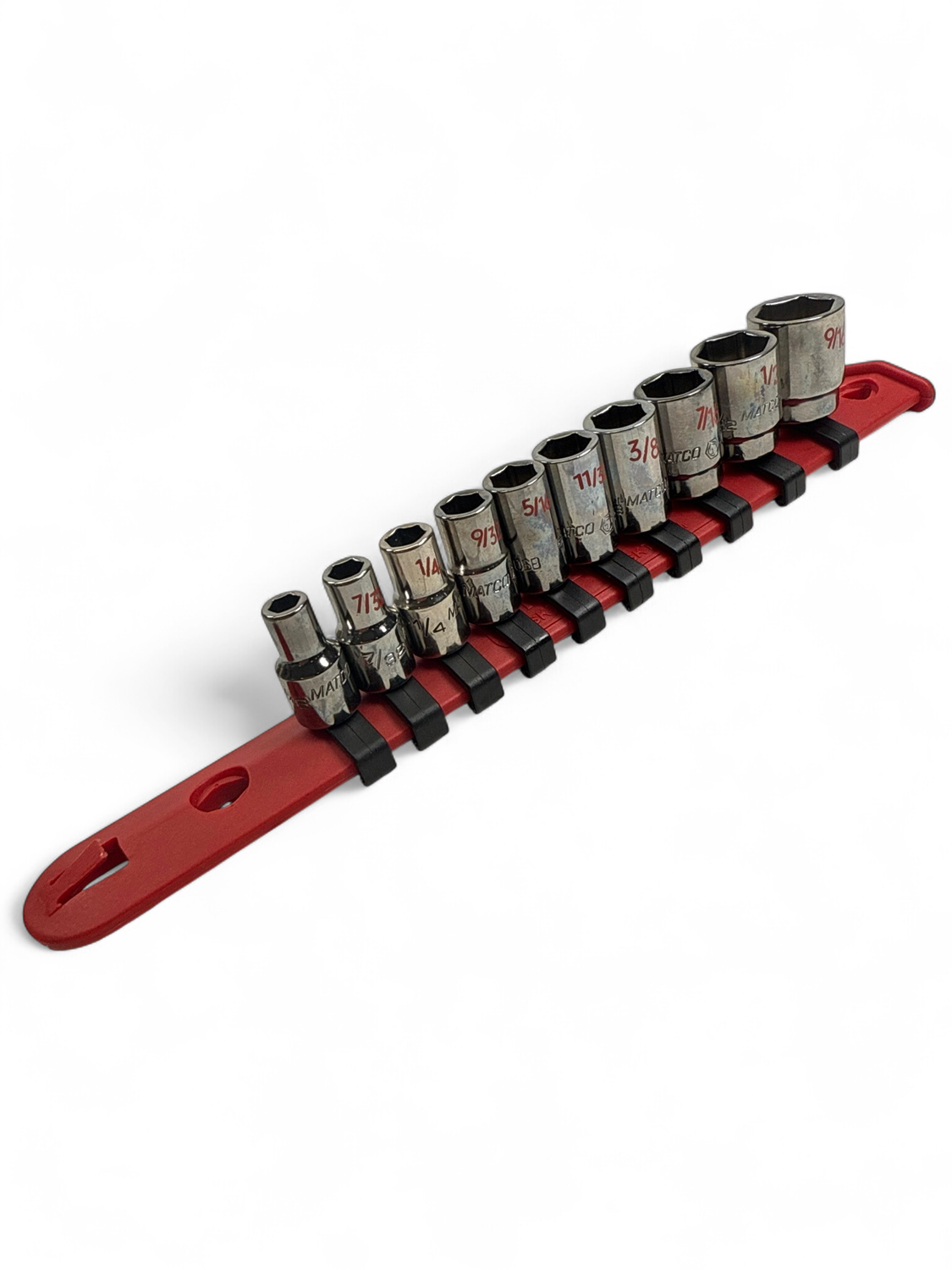 Matco 10pc 1/4" Drive SAE 6-Point Socket Set, SA106TB - Shop - Tool Swapper