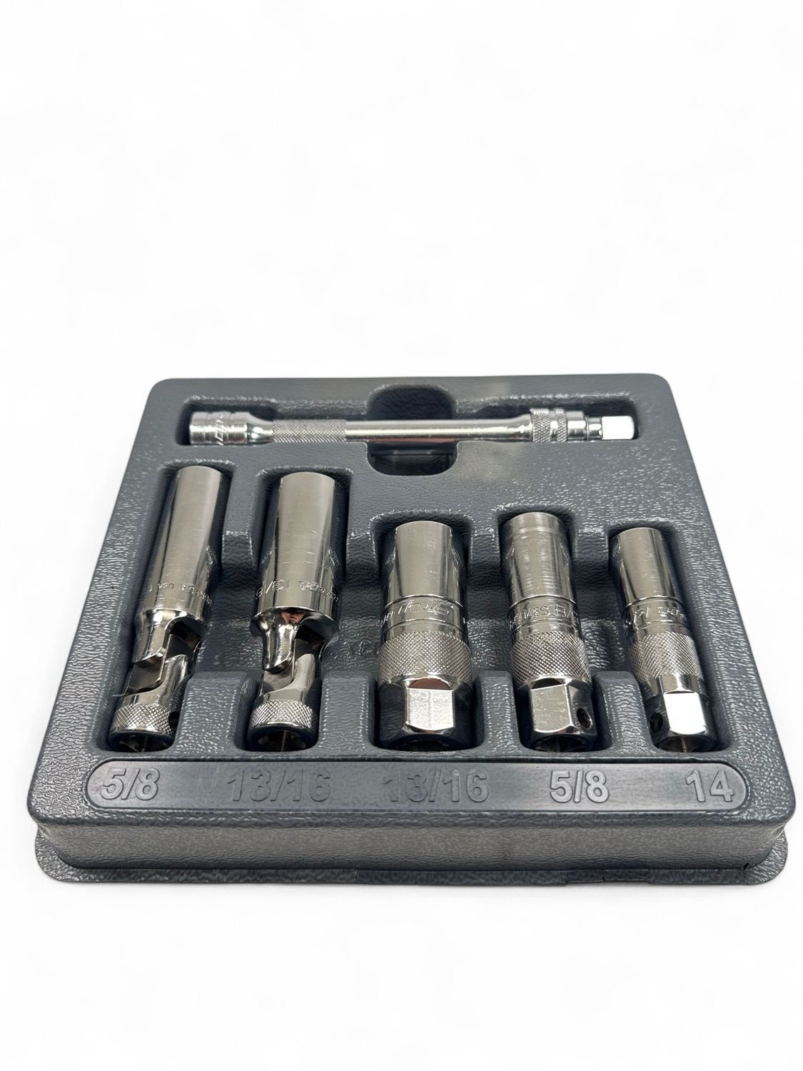 Snap On 6 Pc. 3/8" Drive Essential Spark Plug Socket Set, 206ESSPKPLG ...