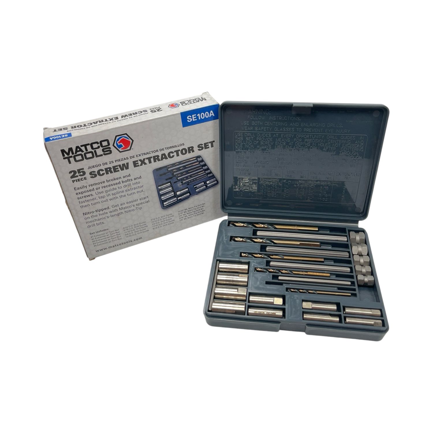 Matco Tools 25 Piece Screw Extractor Set, SE100A - Shop - Tool Swapper