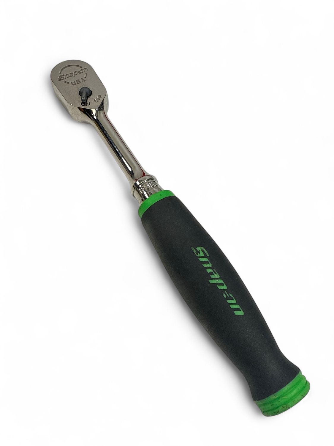 Snap On 3/8" Drive Dual 80 Technology Soft Grip Standard Handle Ratchet ...