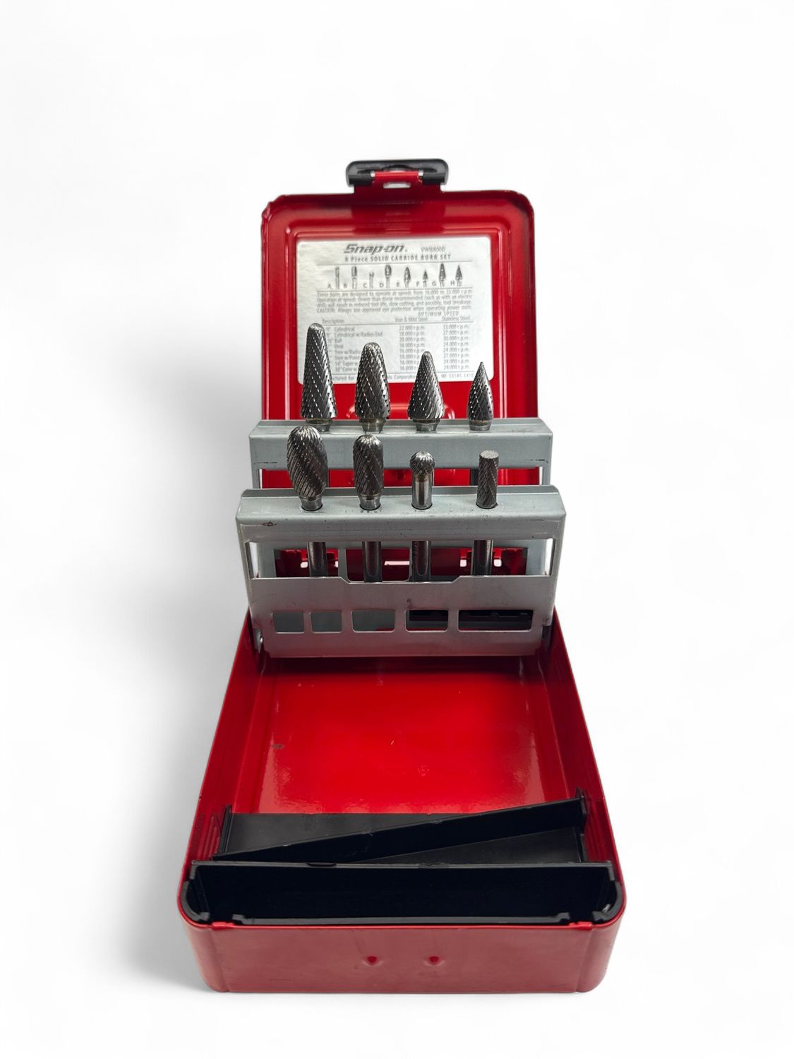 Snap On 8 Pc. Carbide Burr Set, VWB800D - Shop - Tool Swapper