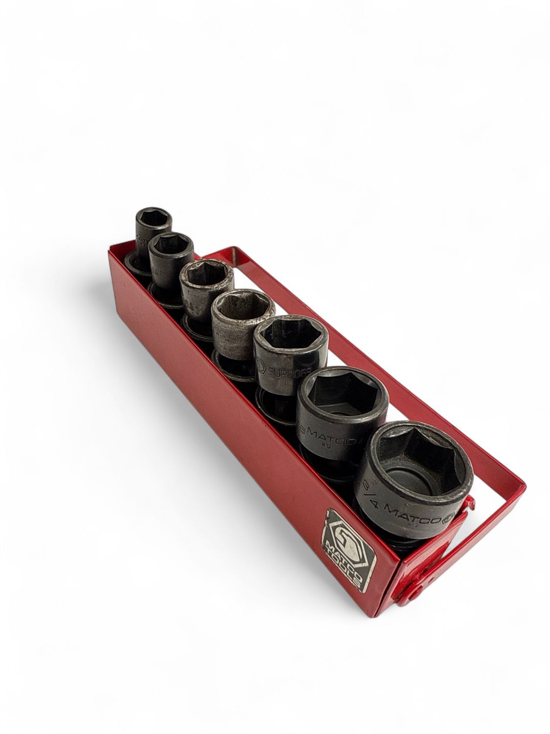Matco 7pc 3/8" Drive SAE 6 Point Universal Impact Socket Set, SBUP76TB ...