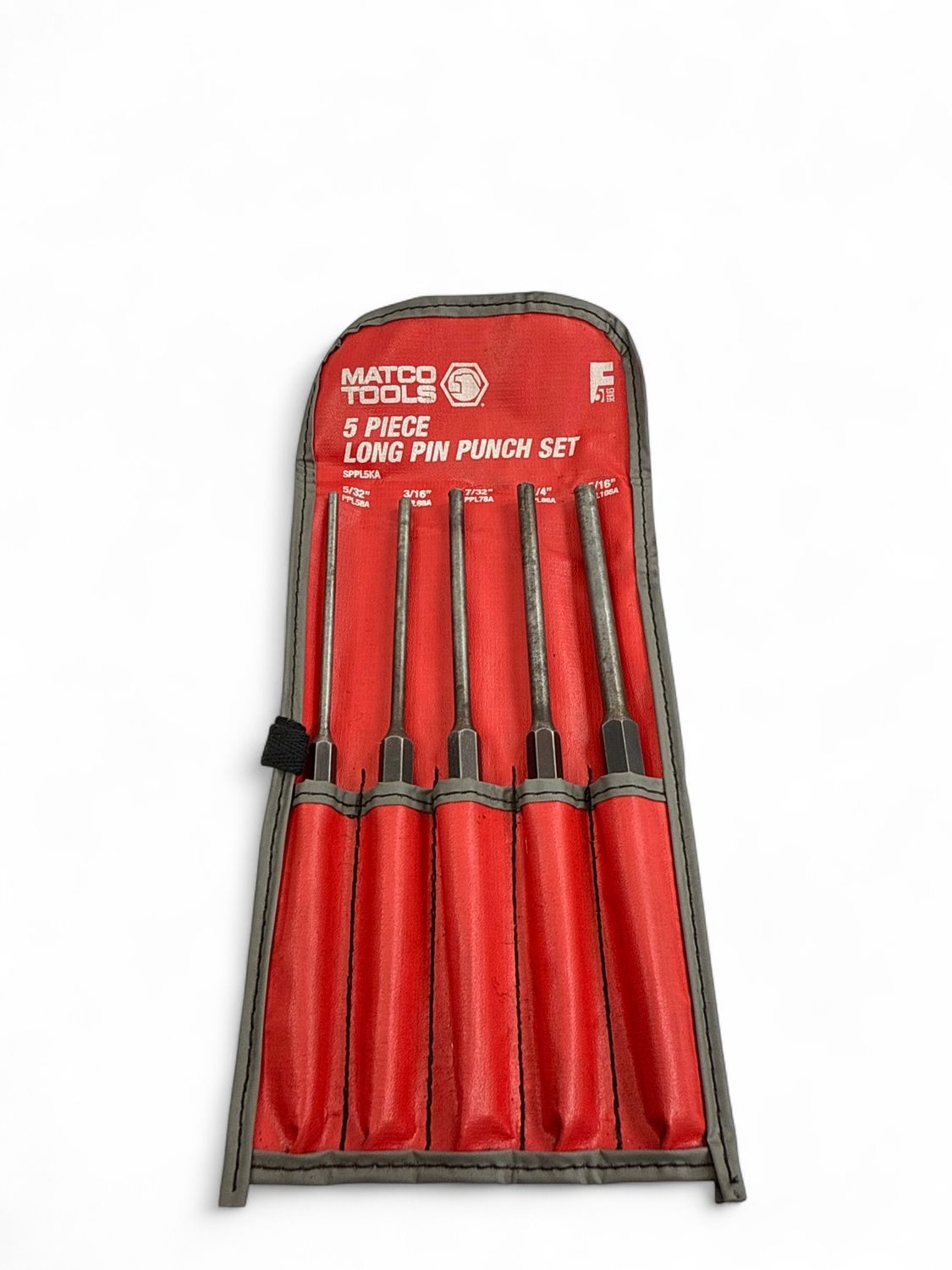 Matco USA 5pc Long Pin Punch Set, SPPL5KA - Shop - Tool Swapper