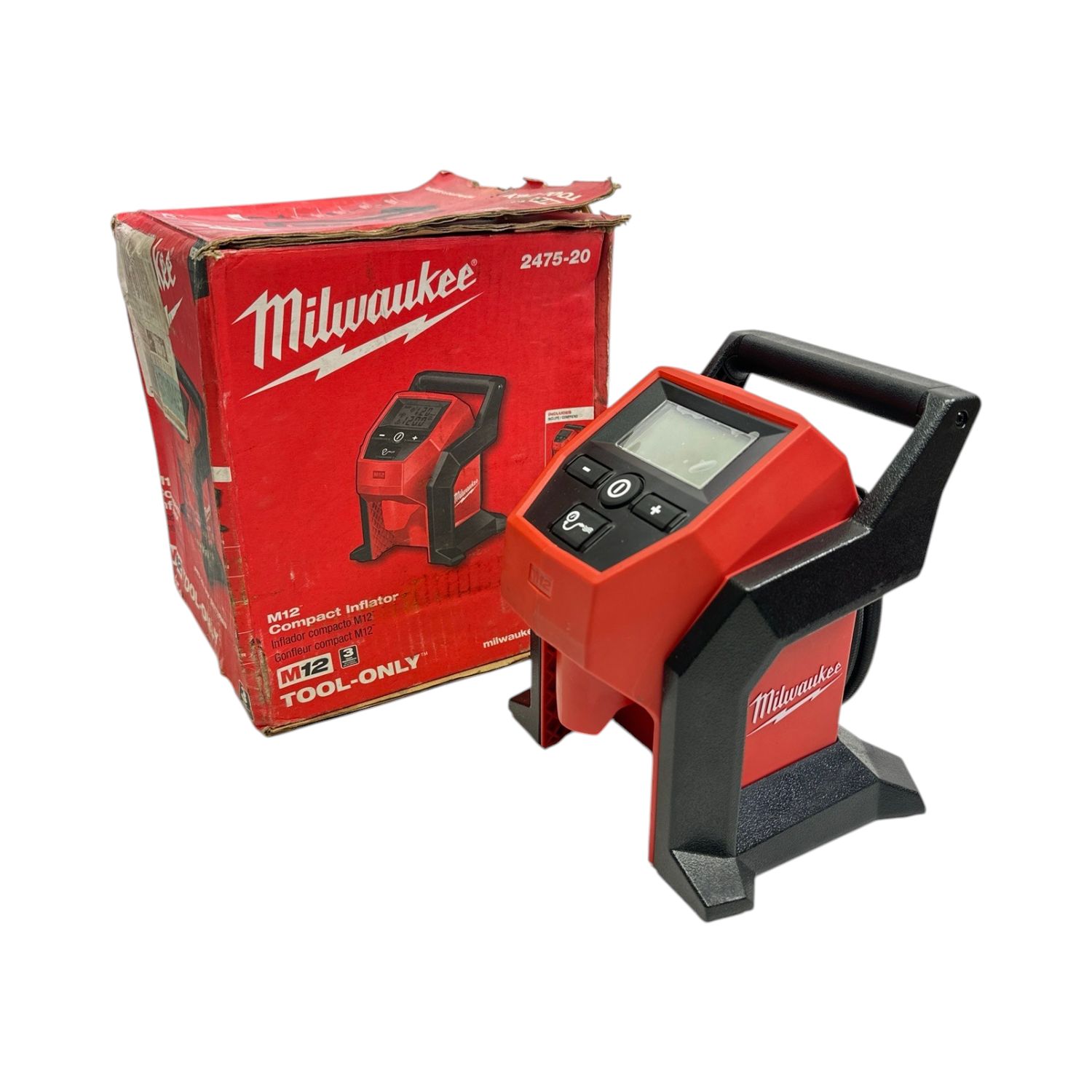 Milwaukee M12 Compact Inflator, 2475-20 - Shop - Tool Swapper