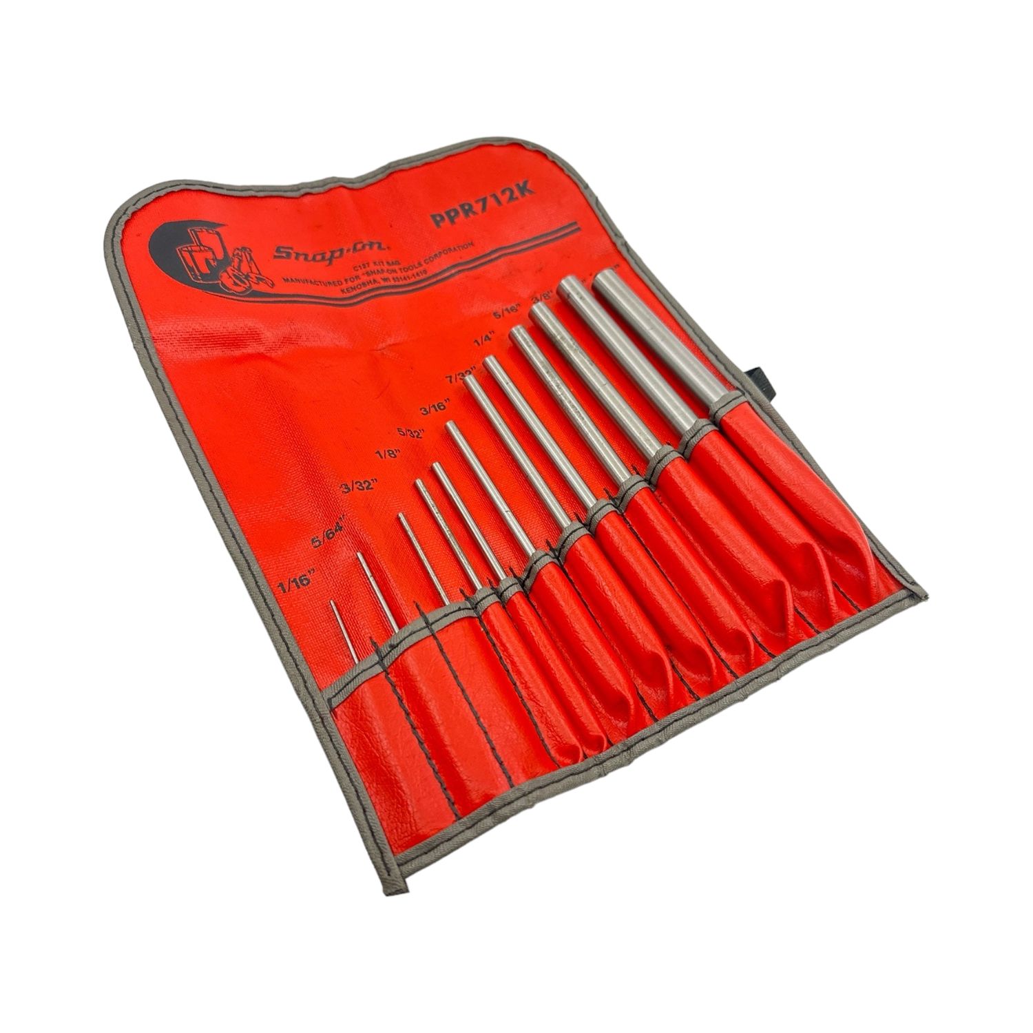 Snap On 12pc Roll Pin Punch Set, PPR712K - Shop - Tool Swapper
