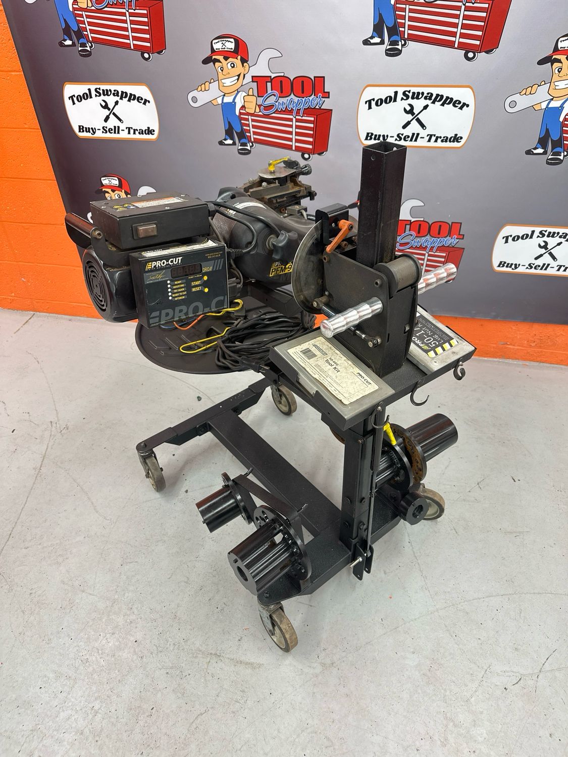 PRO CUT PFM 9.2 DRO Professional On-Car Brake Lathe, 5 Adapters Package ...