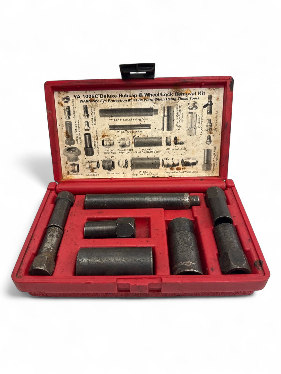 Blue Point Deluxe Hubcap & Wheel Lock Removal Kit, YA-1005C - Shop ...