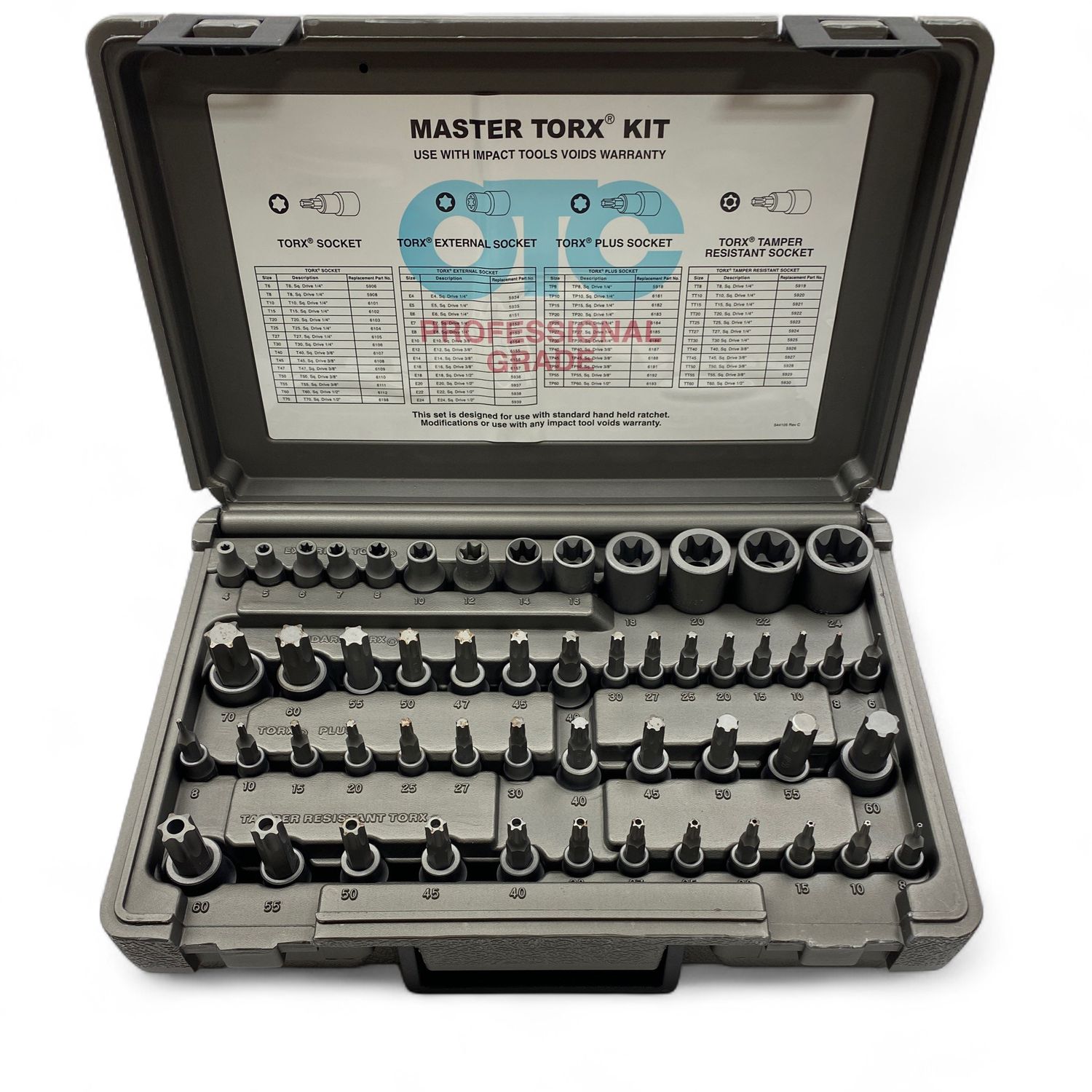 OTC Master Torx Bit Socket Kit, 5900A - Shop - Tool Swapper