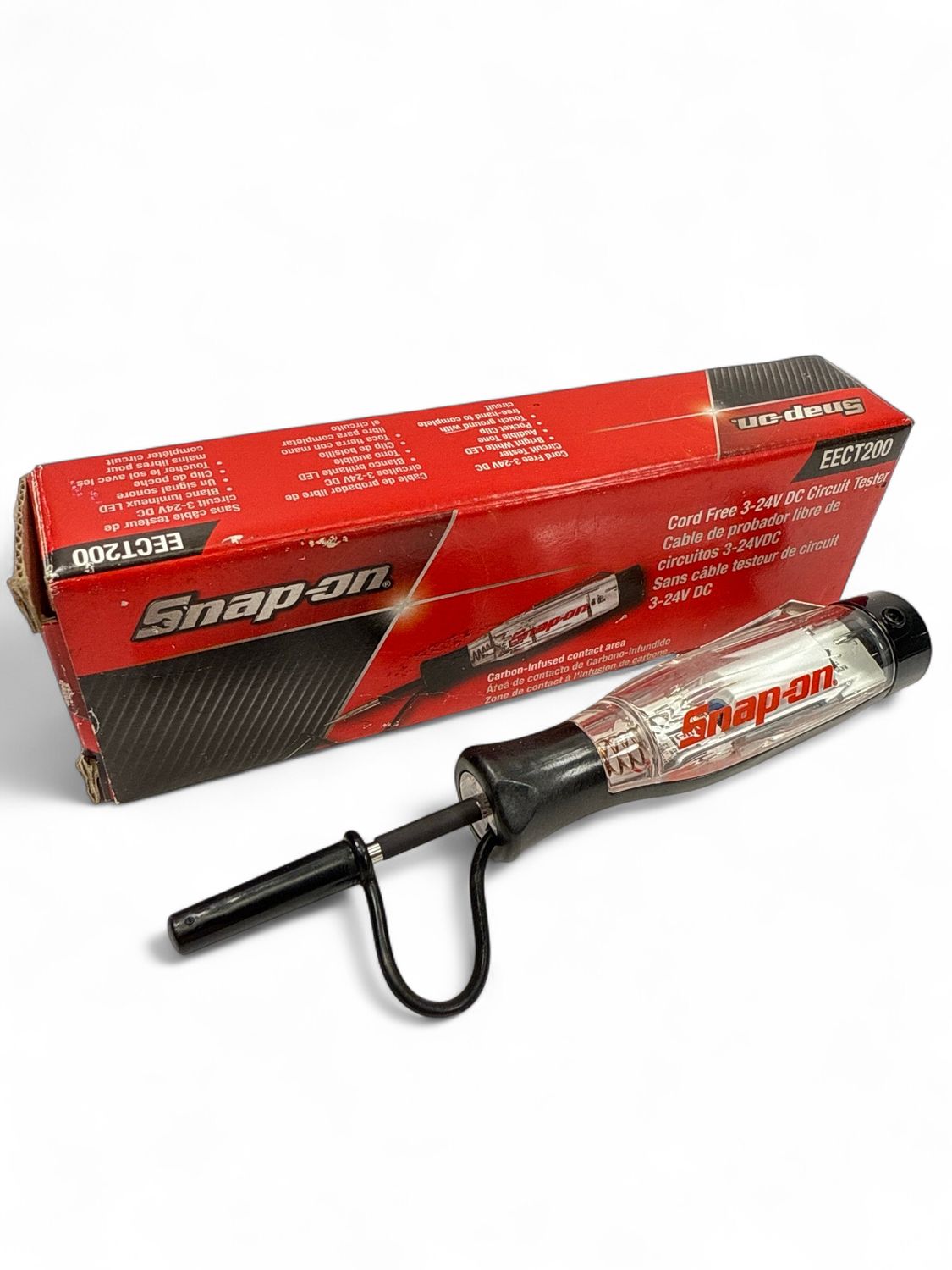 Snap On 3-24 V DC Cord-Free Circuit Tester (Clear), EECT200 - Shop ...