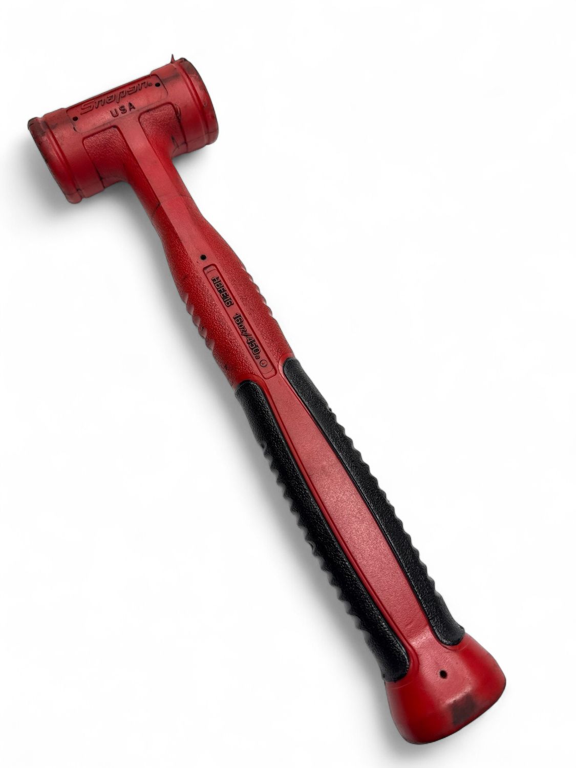 Snap On 16 oz Soft Grip Dead Blow Hammer (Red), HBFE16 - Shop - Tool ...