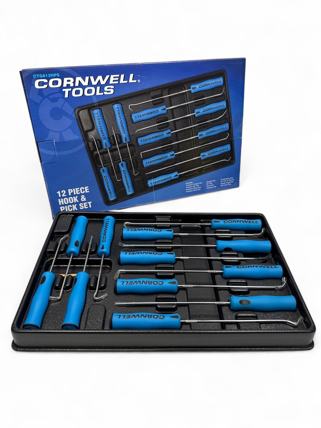 Cornwell 12pc Hook & Pick Set, Green, CTG812HPSG - Shop - Tool Swapper