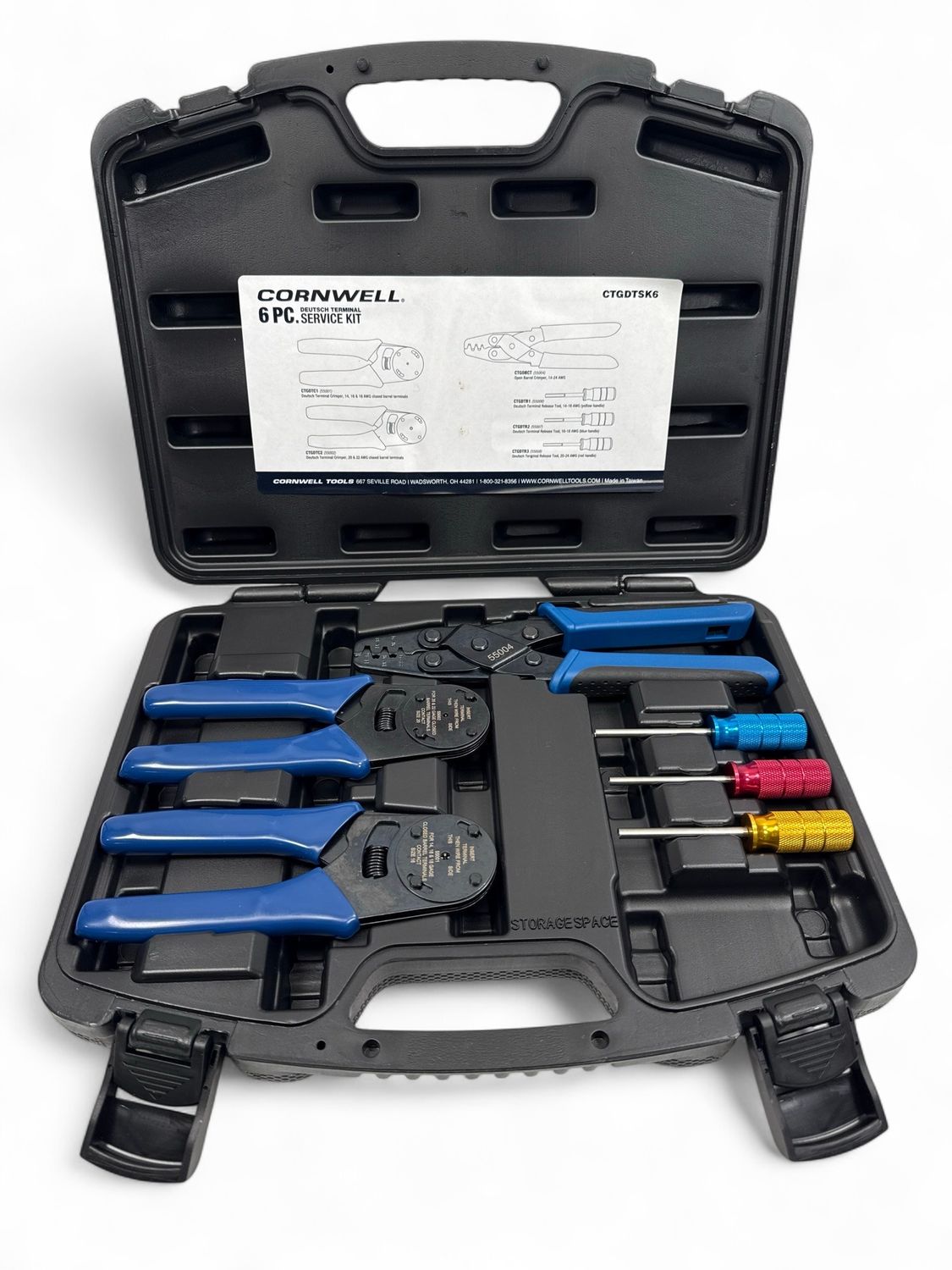 Cornwell 6pc Deutsch Terminal Service Kit, CTGDTSK6 - Shop - Tool Swapper