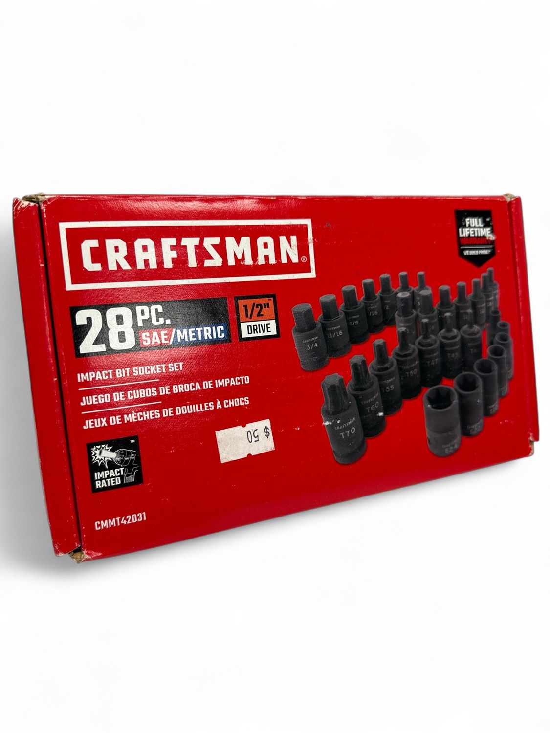 Craftsman 1/2” Drive SAE & Metric Impact Bit Socket Set - Shop - Tool ...
