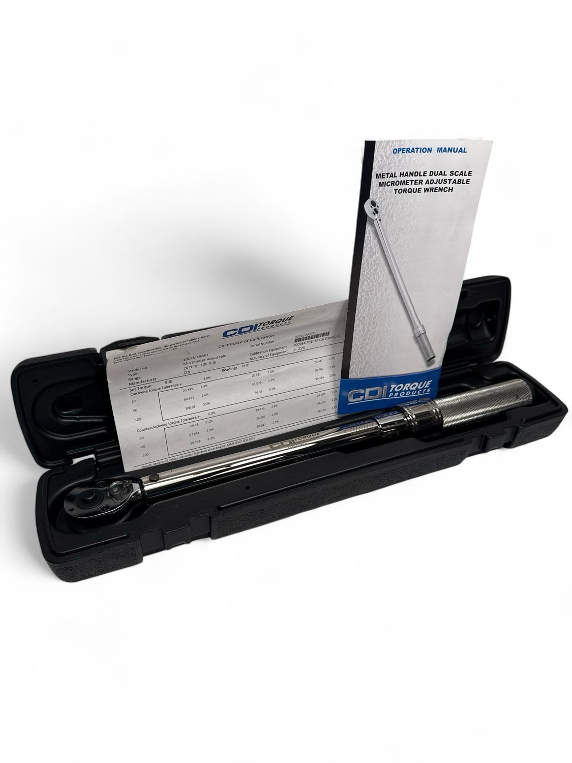 CDI Torque Products 3/8” 20 ft-lb - 100 Ft-lb Torque Wrench, 1002MFRMH ...