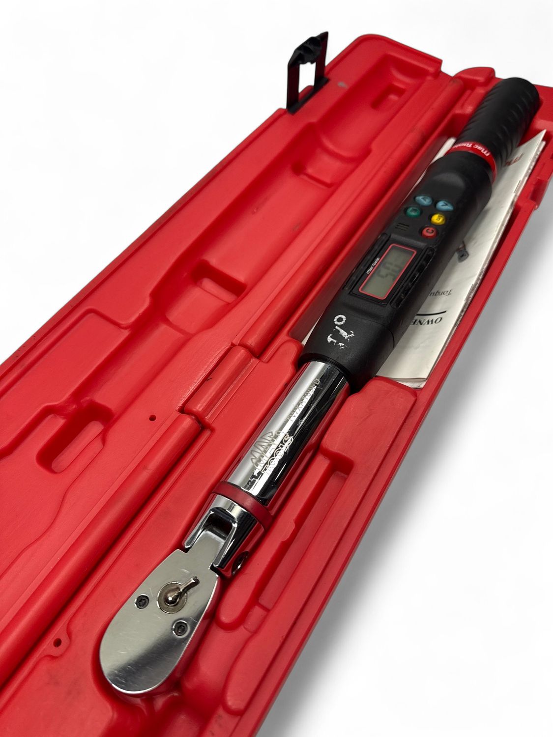 Mac Tools 3/8” Drive Electronic Angle Torque Wrench (5 - 100 Ft-lbs ...