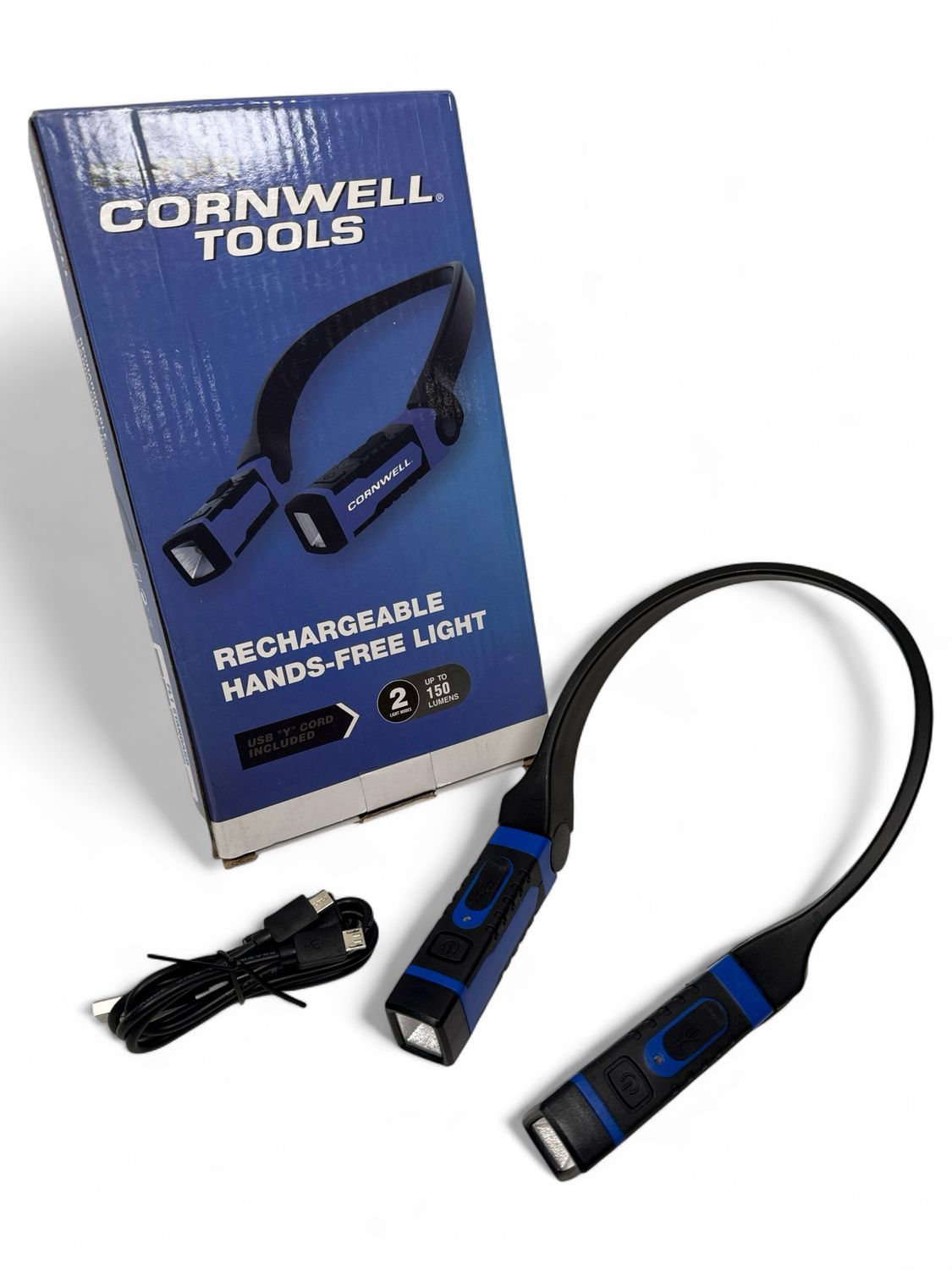 Cornwell Blue Rechargeable Hands-Free Light, ECHF300 - Shop - Tool Swapper