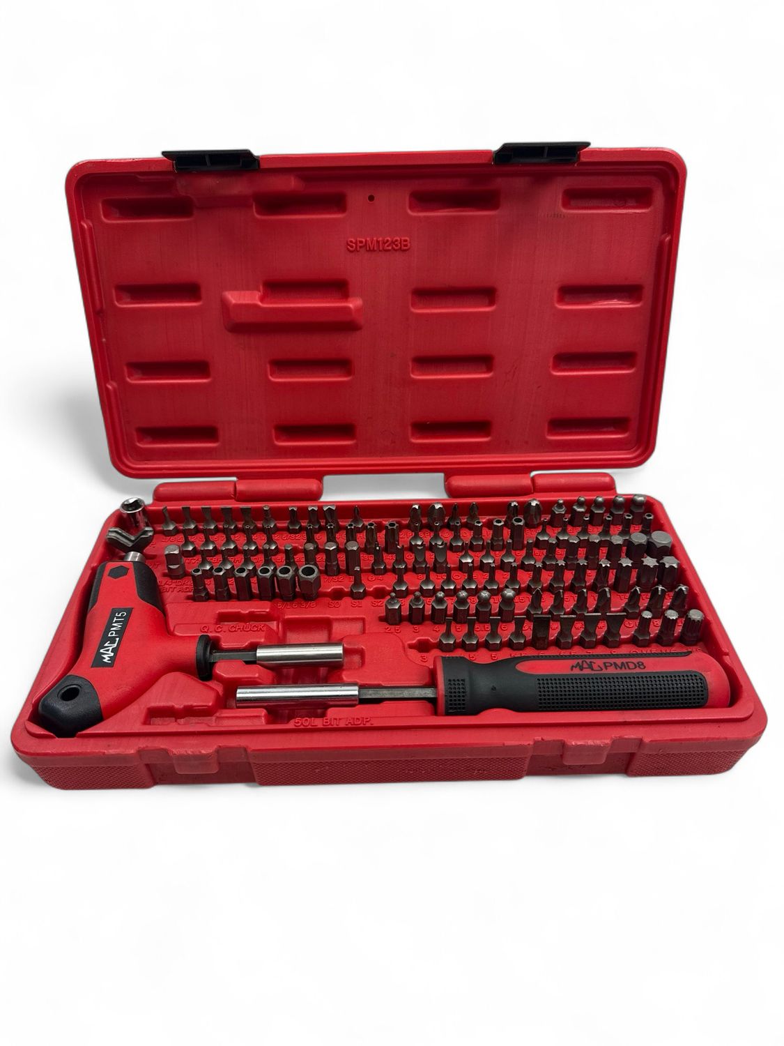 Mac Tools 123pc 1/4” Hex Drive Mac-Grip Ratcheting Bit Driver Set ...