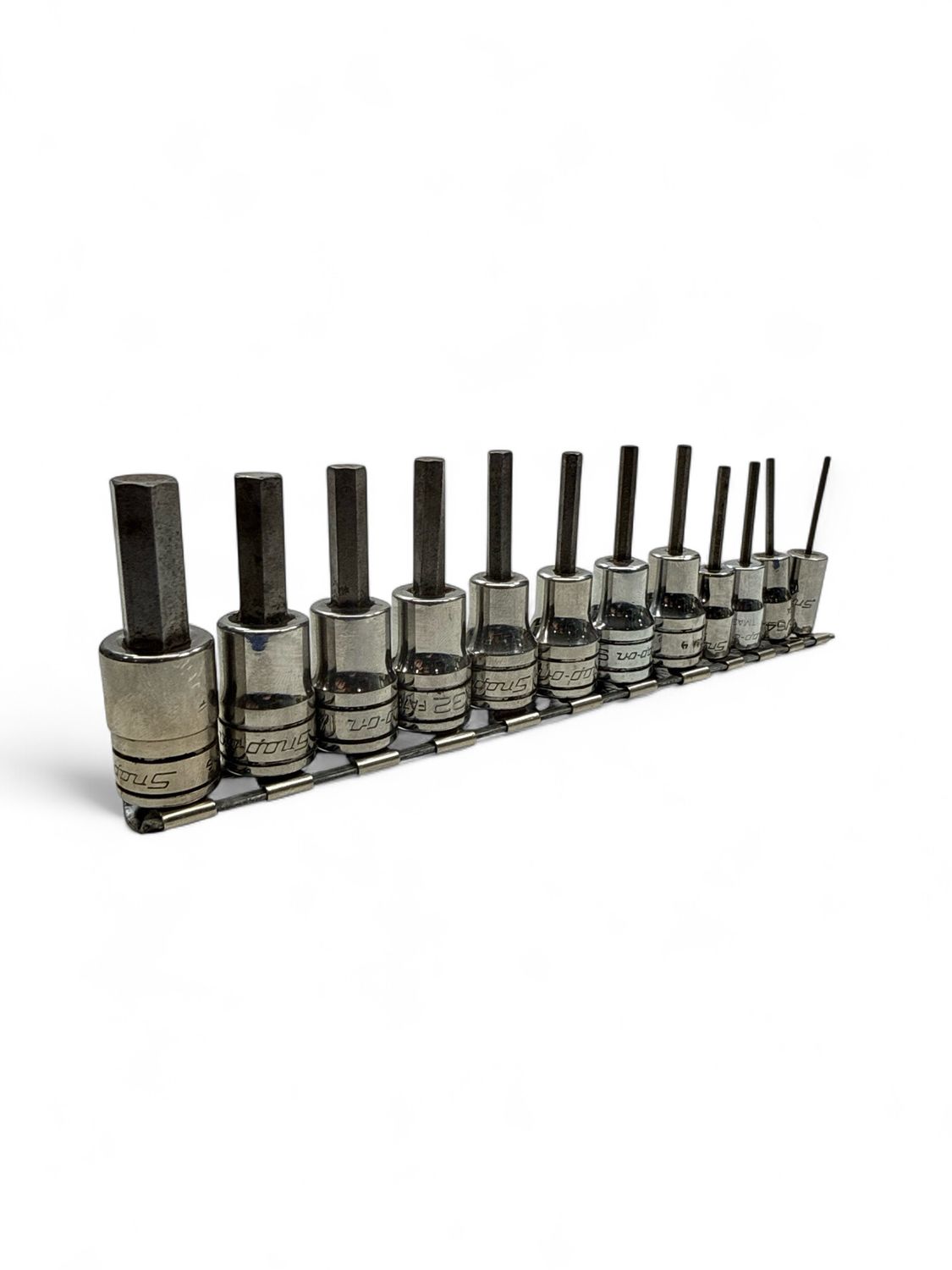 Snap On 10pc Standard Hex Bit Socket Set, (3/32-3/8”), 212EFTAY - Shop ...
