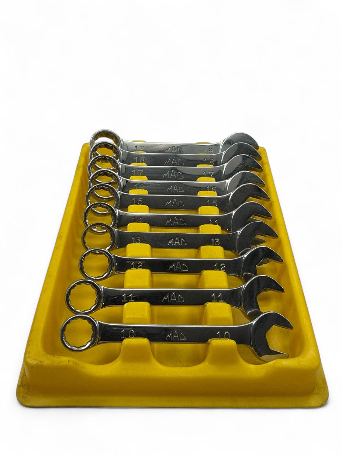 Mac Tools 10pc Metric 12pt Stubby Combination Wrench Set (10mm - 19mm ...