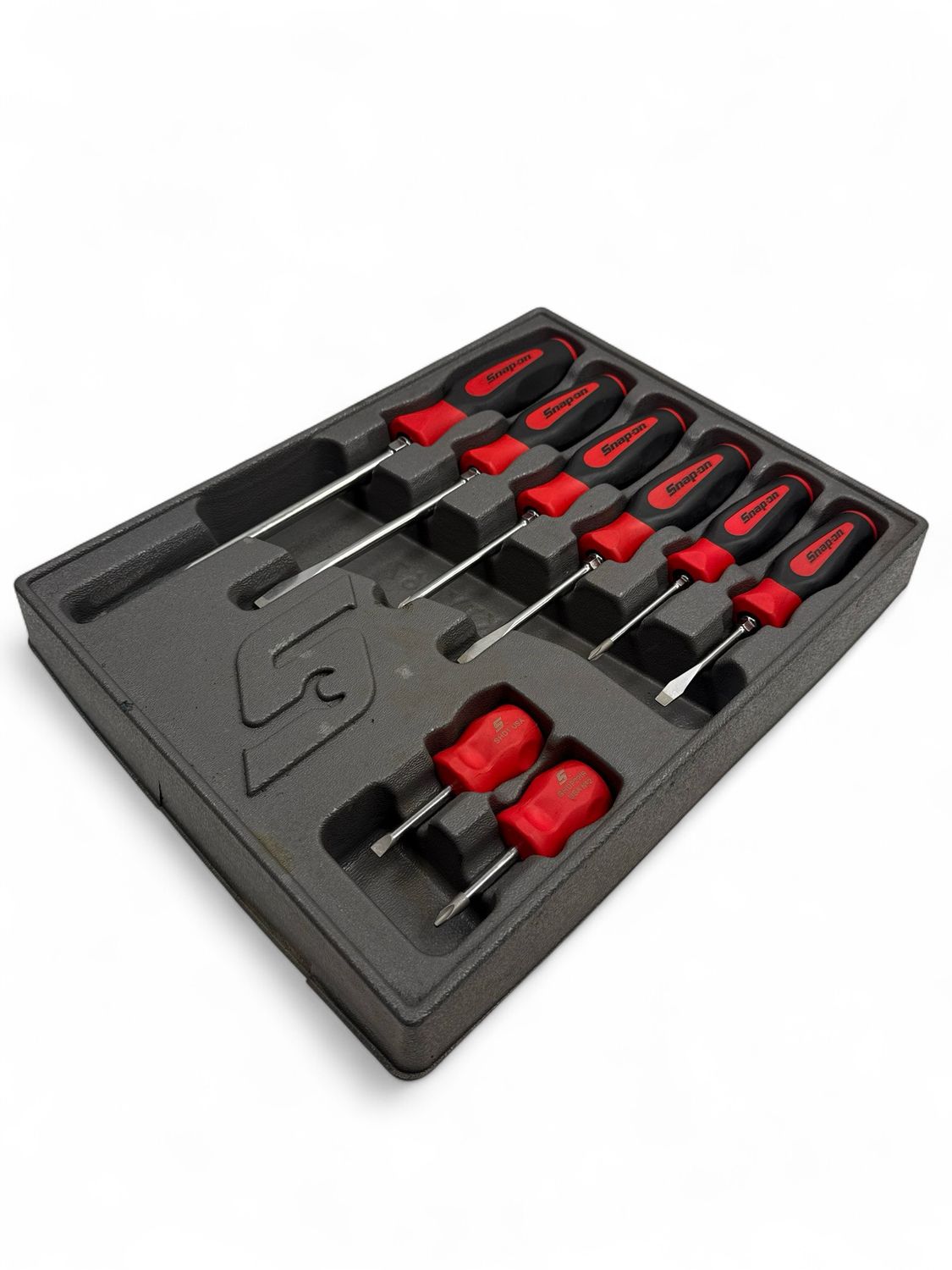 Snap On 8 pc Instinct® Hard Grip Combination Screwdriver Set, SHDX80R ...