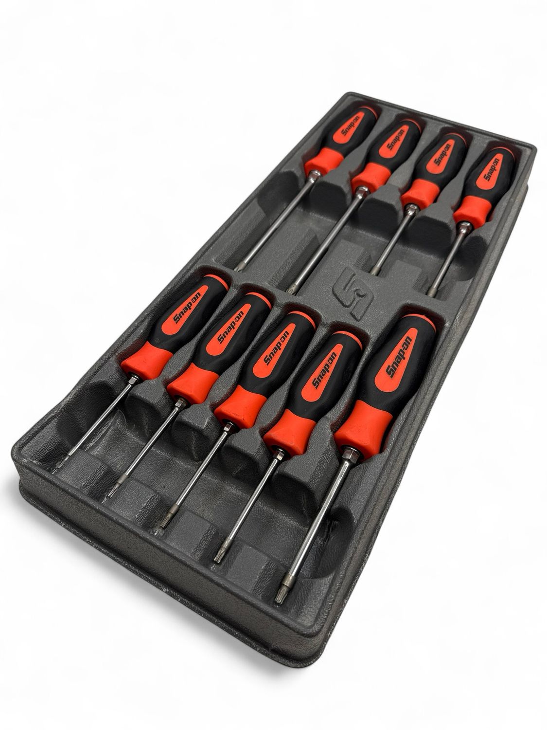 Snap On 9 pc TORX® Instinct® Soft Grip Screwdriver Set (Orange ...