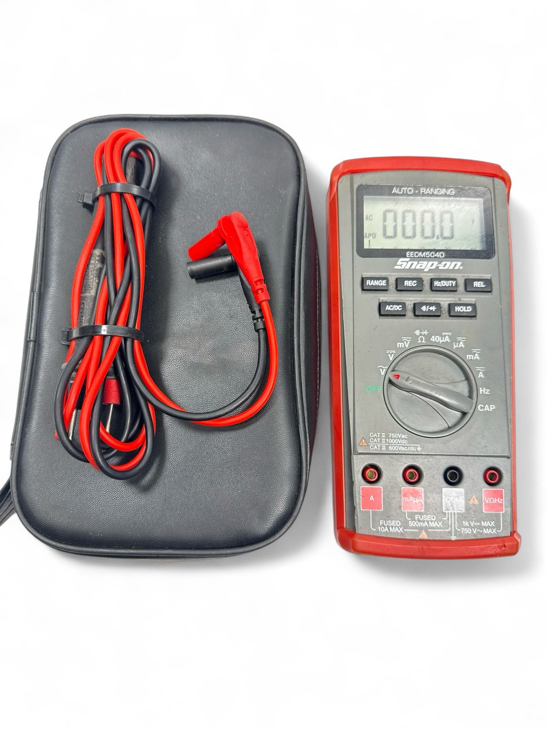 Snap On Auto Ranging Digital Multimeter, EEDM504D - Shop - Tool Swapper