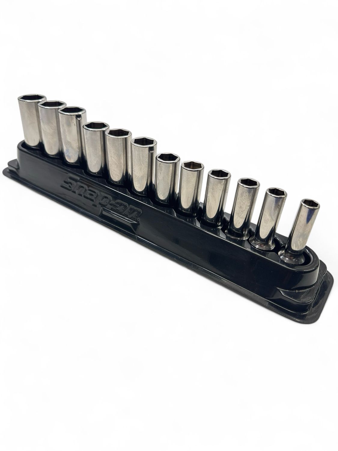 Snap On 12 pc 3/8" Drive 6-Point Metric Flank Drive® Xtra Deep Socket ...