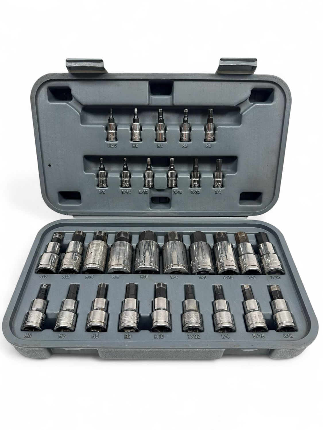 Blue Point 30 pc Combination Drive Hex Bit Socket Set, BLPHSSC30 - Shop ...