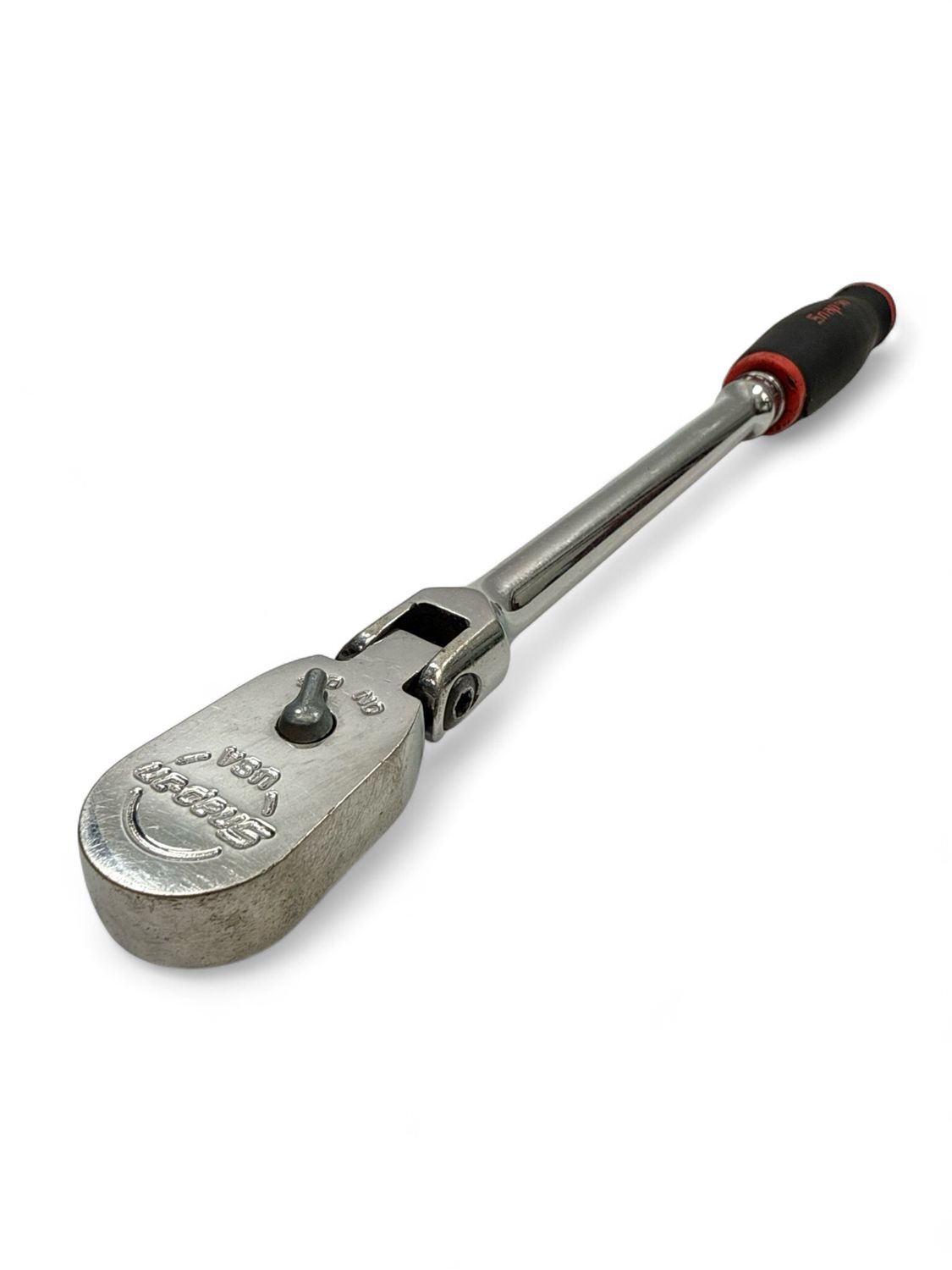 Snap On 3/8" Drive Dual 80® Technology Soft Grip Long Handle Flex-Head ...