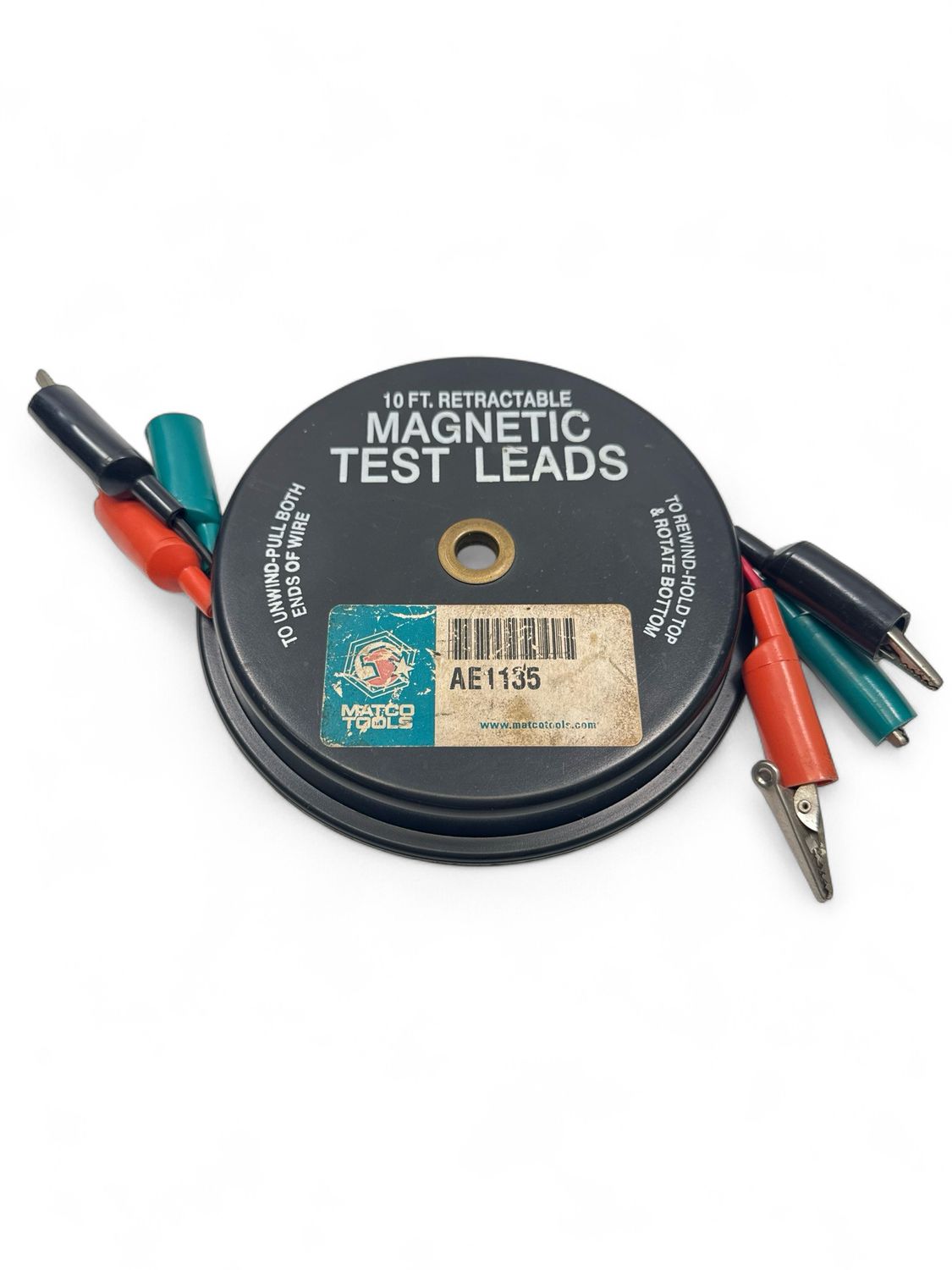 Matco Tools 10 Ft Retractable Magnetic Test Leads, AE1135 - Shop - Tool ...