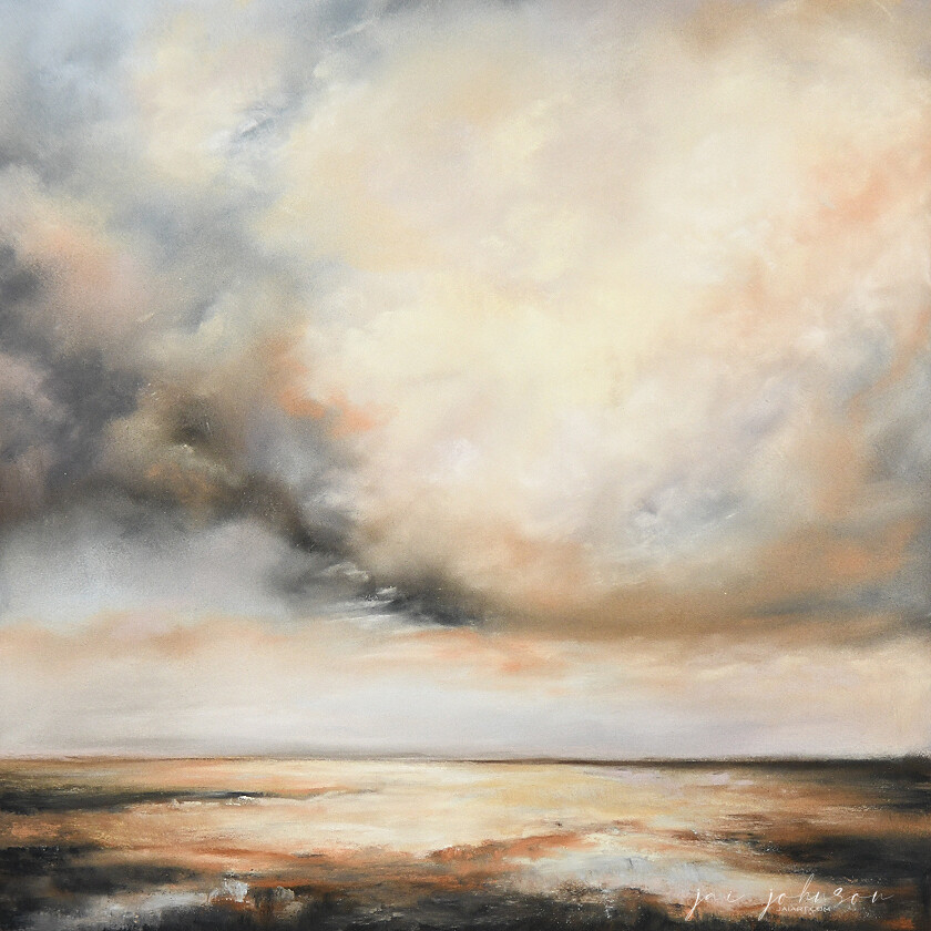 The Soul Of The Sky 5: Original Pastel Big Sky Painting by Artist Jai ...
