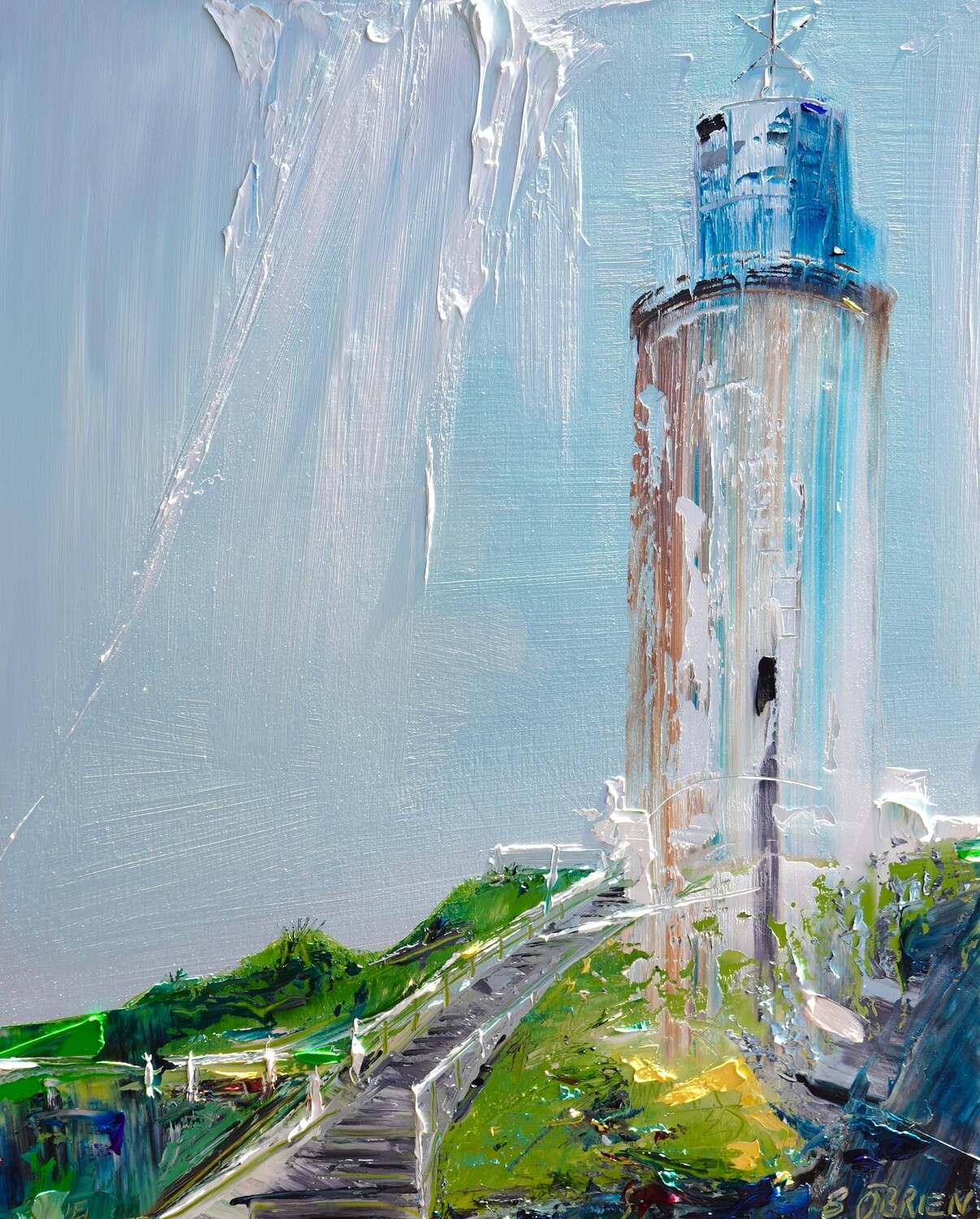 BYRON LIGHTHOUSE - The original painting