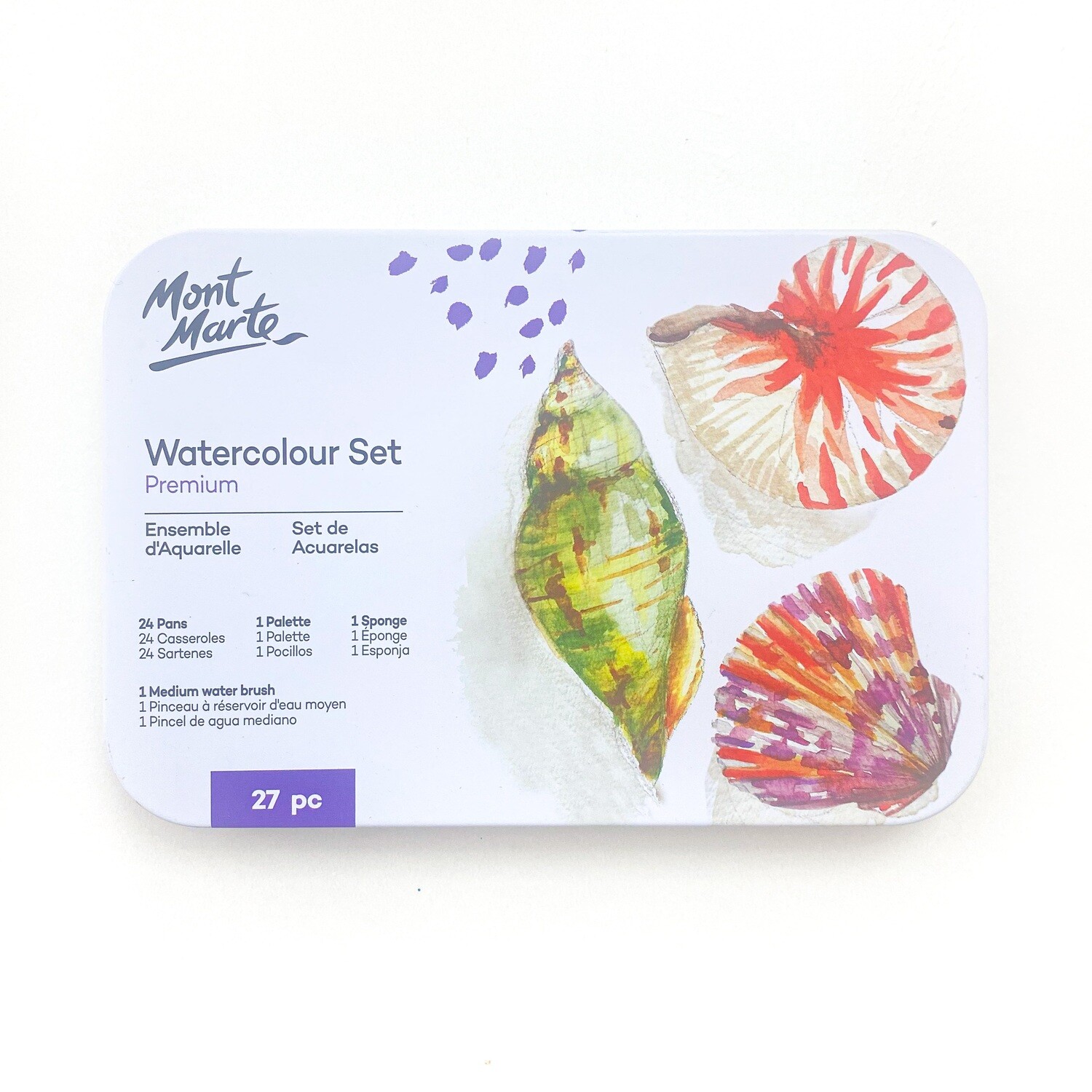 Mont Marte 27pc Premium Watercolour Set Mont Marte 27pc Premium Watercolour Set