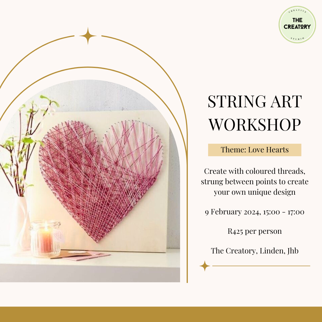 String Art Workshop: Love Hearts - 9 February 2024