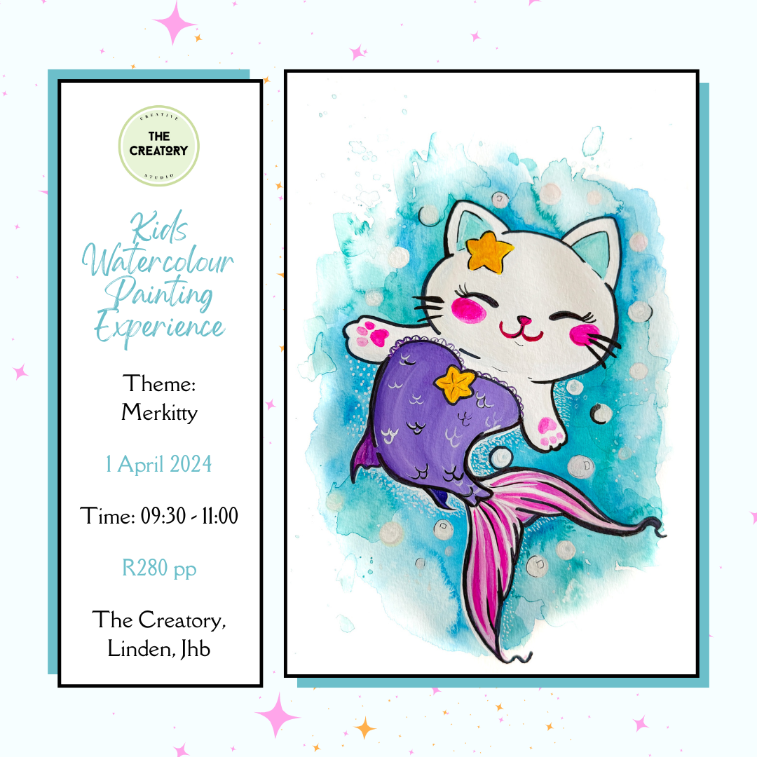 Kids Watercolour Painting Experience: Merkitty