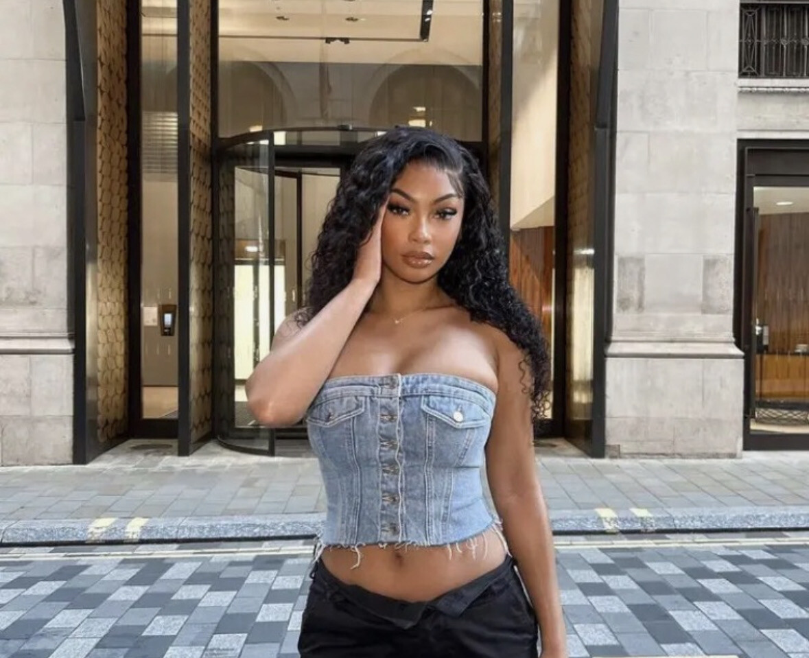 Jean Crop Top