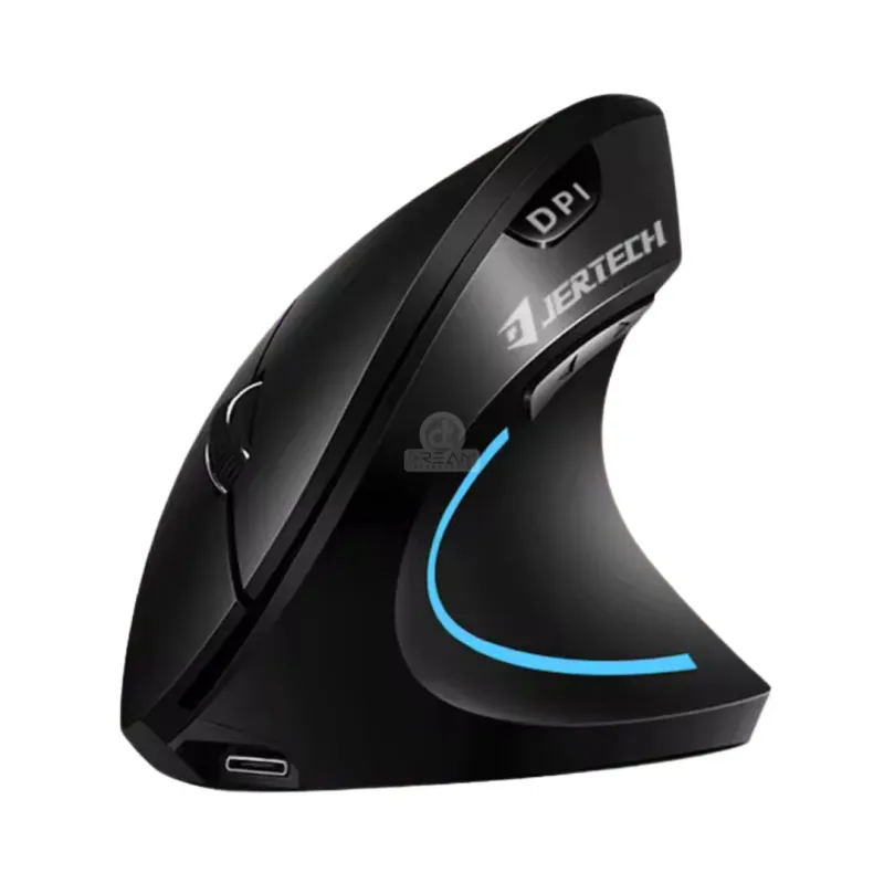 Jertech JR322 Ergonomic Vertical Wireless Mouse - USB Receiver