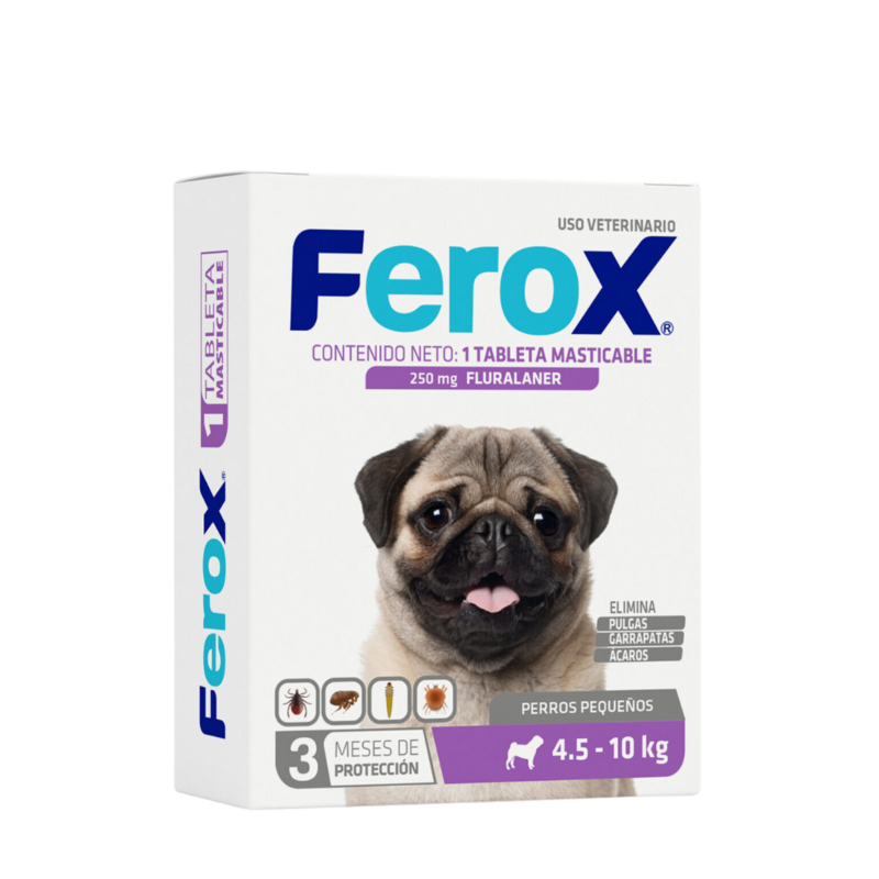 Ferox 4.5-10 kg 250 mg: Veterinaria Managua
