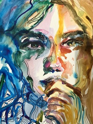 M Korpal Art Original Abstract Paintings & Art Prints, Free UK Shipping