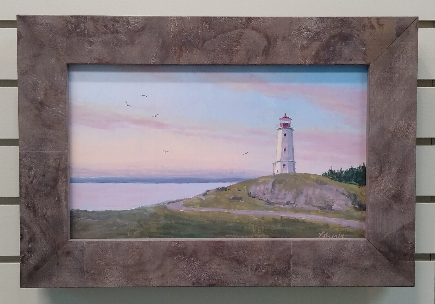 Study for " Louisbourg Lighthouse" | Down to Earth Art Gallery