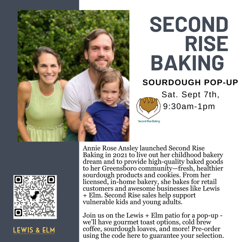 Second Rise Baking Sourdough Pop-Up - Sat Nov 9th 9:30am