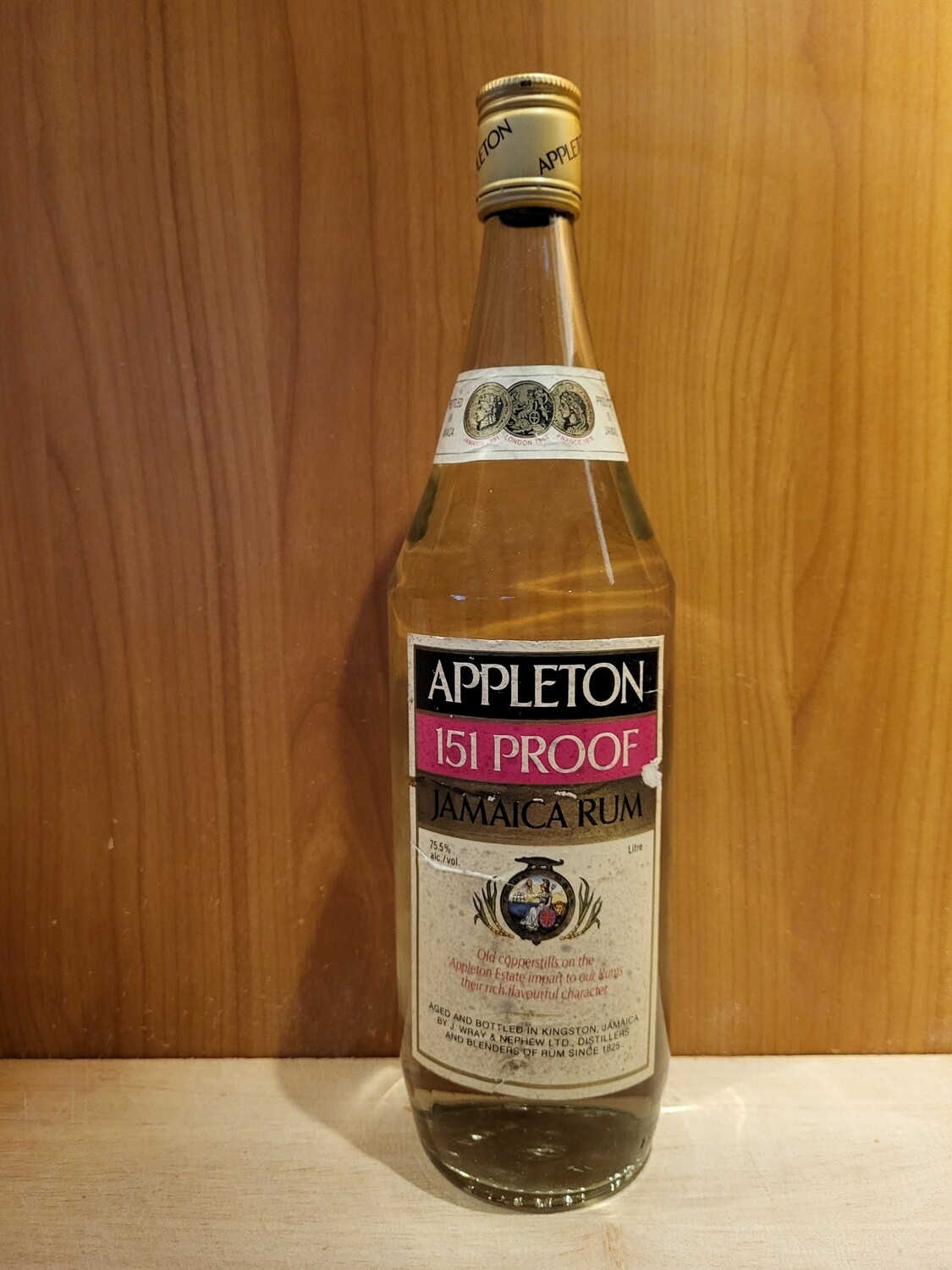 Appleton white 151 proof 1980's