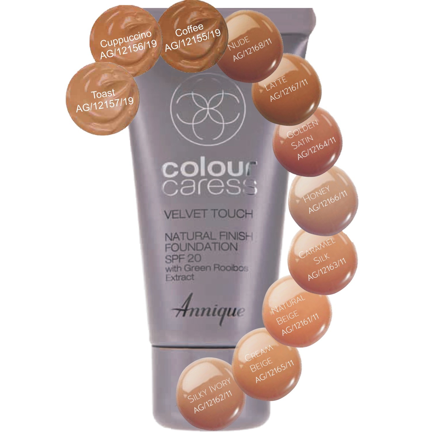 Annique Velvet Touch Natural Finish SPF20 30ml
