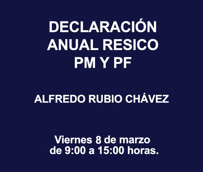 DECLARACIÓN ANUAL RESICO - PM y PF