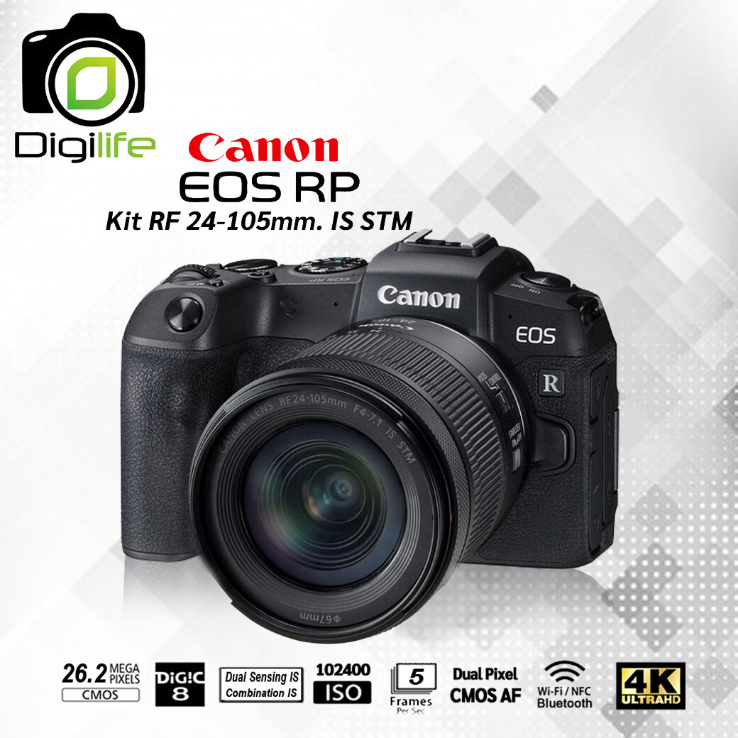 Canon EOS RP [ Black ] Kit RF 24-105 mm. F4-7.1 IS STM