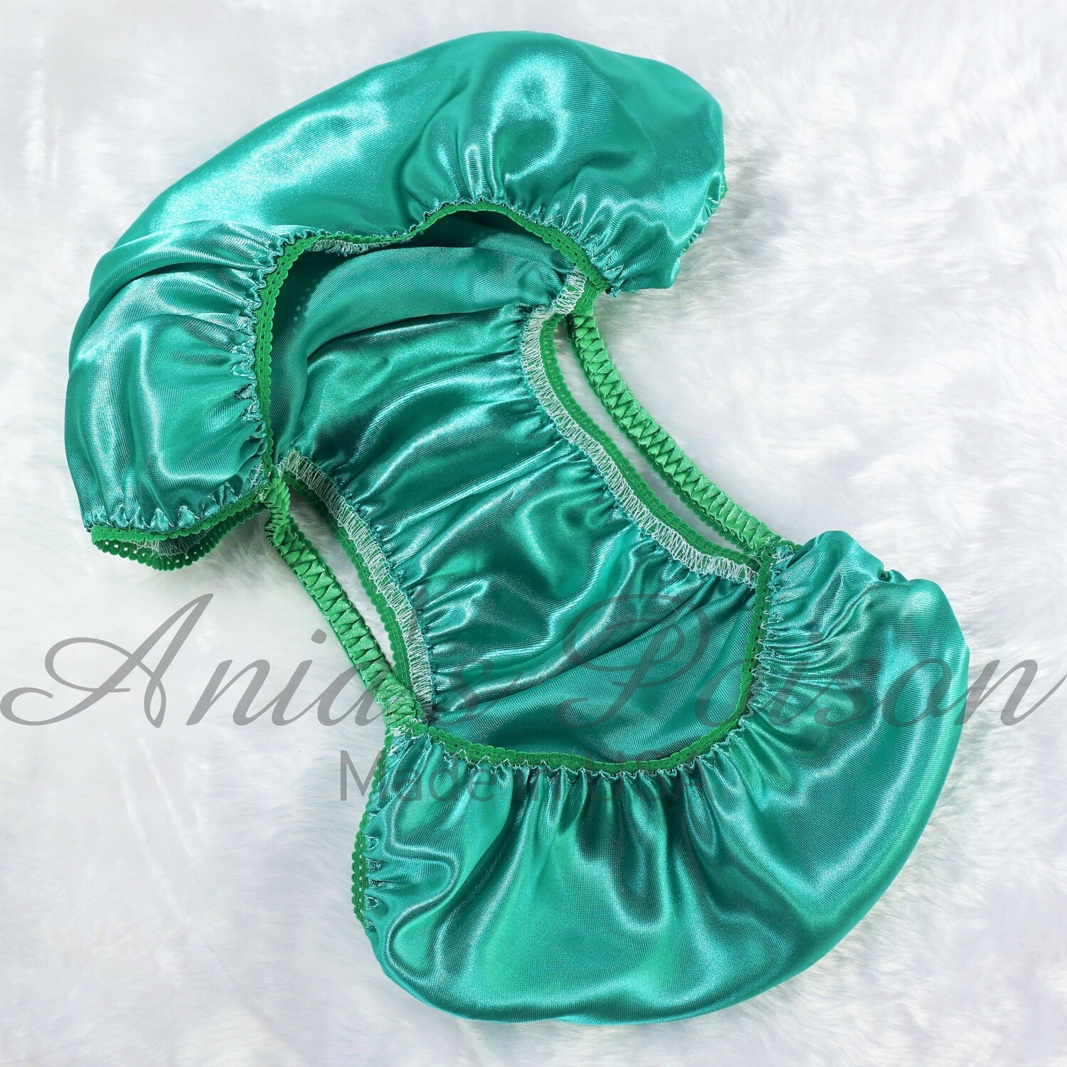 Green Teal Ania s Poison Cut Sissy MENS SATIN Shiny Wet Look Mens green-teal-ania-s-poison-cut-sissy-mens-satin-shiny-wet-look-mens