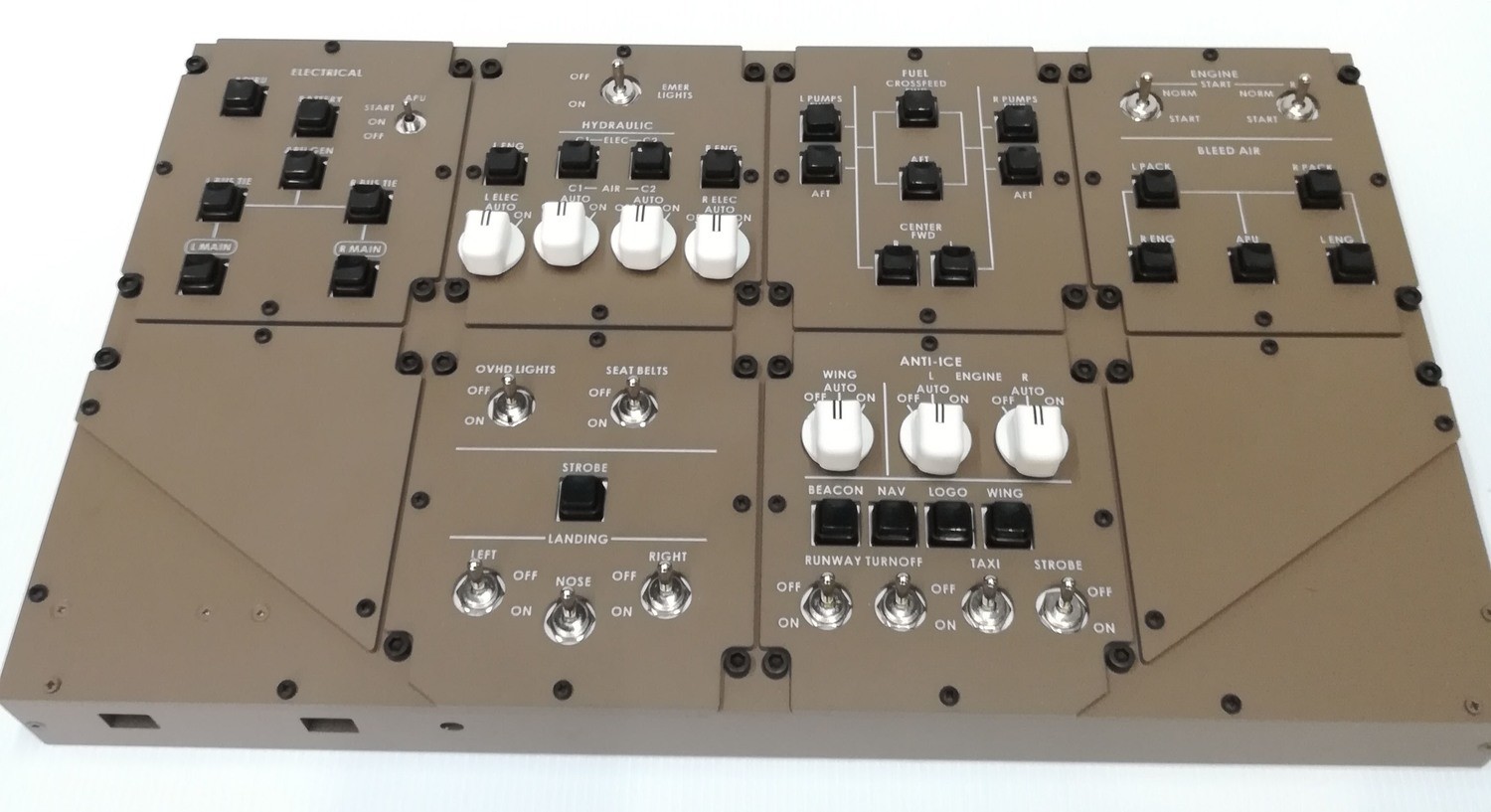 777 Input overhead panel