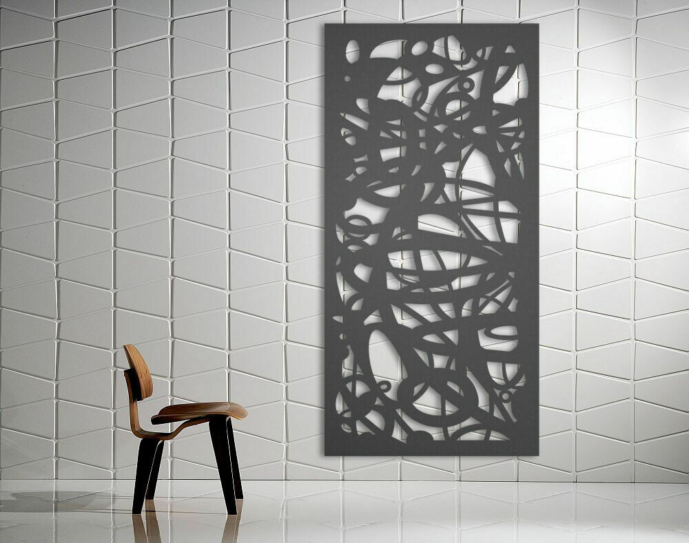 "Entangled" Design Laser Cut Decorative Metal Screen